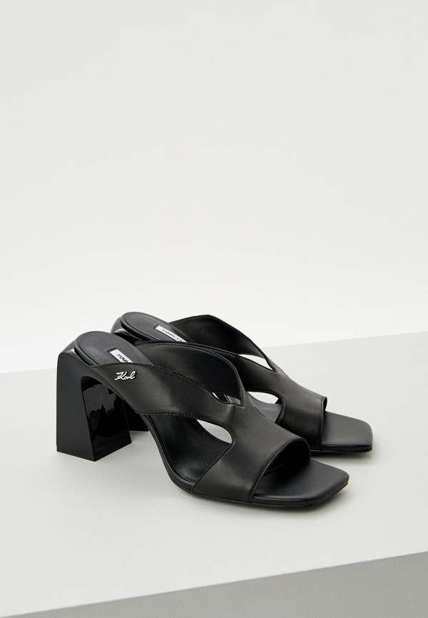 Сабо Karl Lagerfeld Lamoda Exclusive, цвет: черный, MP002XW16ZEU ...