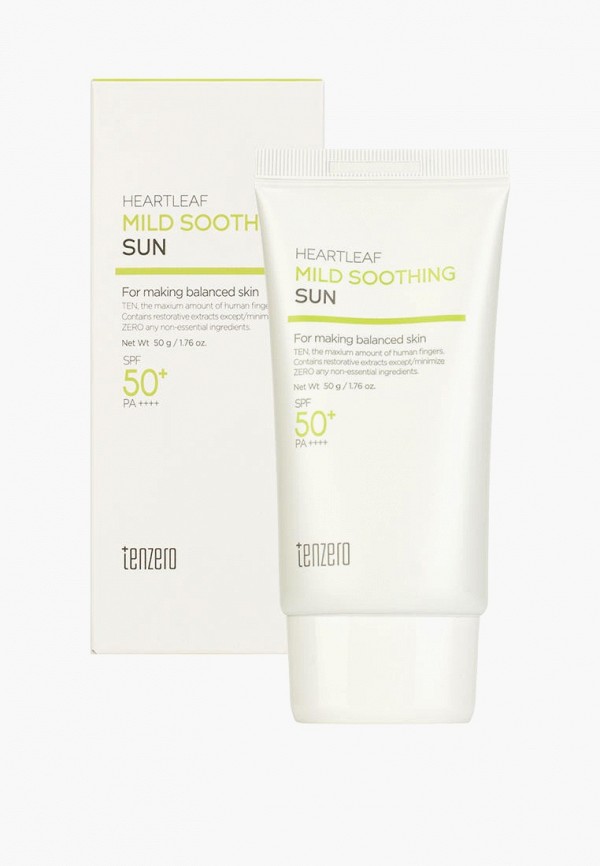 Крем солнцезащитный Tenzero Успокаивающий SPF 50+/PA++++, 50г, цвет ...