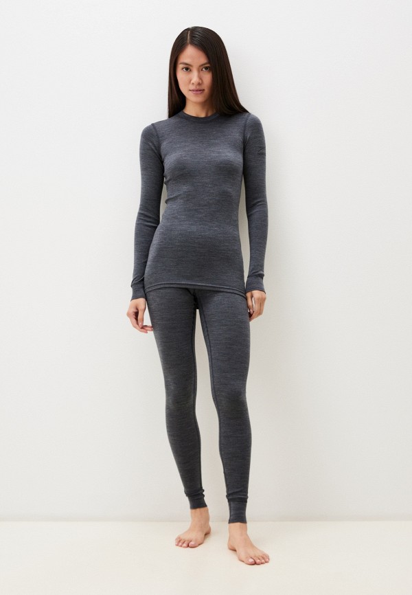 Комплект термобелья Norveg SOFT Merino Wool, цвет: серый, MP002XW17XK4 ...
