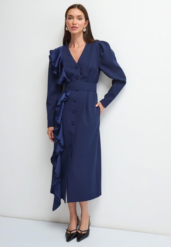 Платье Vittoria Vicci, цвет: синий, MP002XW182QX — купить в интернет-магазине Lamoda