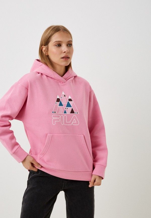 Худи Fila, цвет: розовый, MP002XW19VF9 — купить в интернет-магазине Lamoda