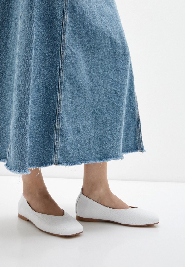 Балетки Ascalini Полнота 8, цвет: белый, MP002XW1B91N — купить в интернет-магазине Lamoda