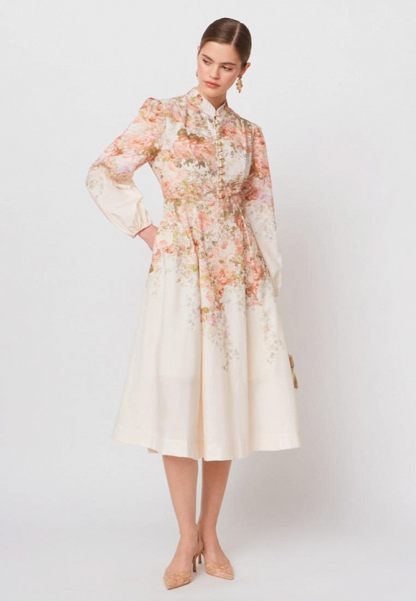 Платье Vittoria Vicci Lamoda Online Exclusive, цвет: бежевый, MP002XW1BOW3 — купить в интернет ...