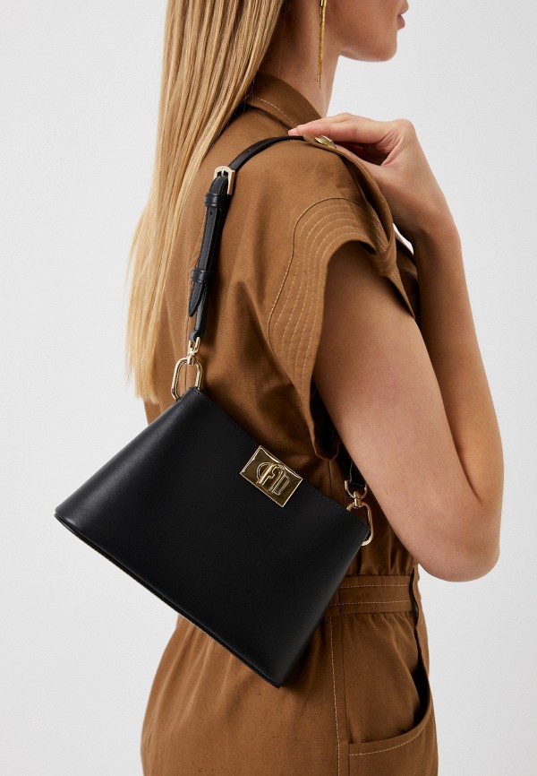 Сумка Furla FURLA FLEUR S SHOULDER BAG, цвет: черный, MP002XW1CF6K ...