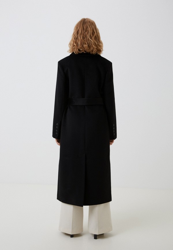 Пальто двубортное Libellulas, цвет: черный, MP002XW1CMEM — купить в ...