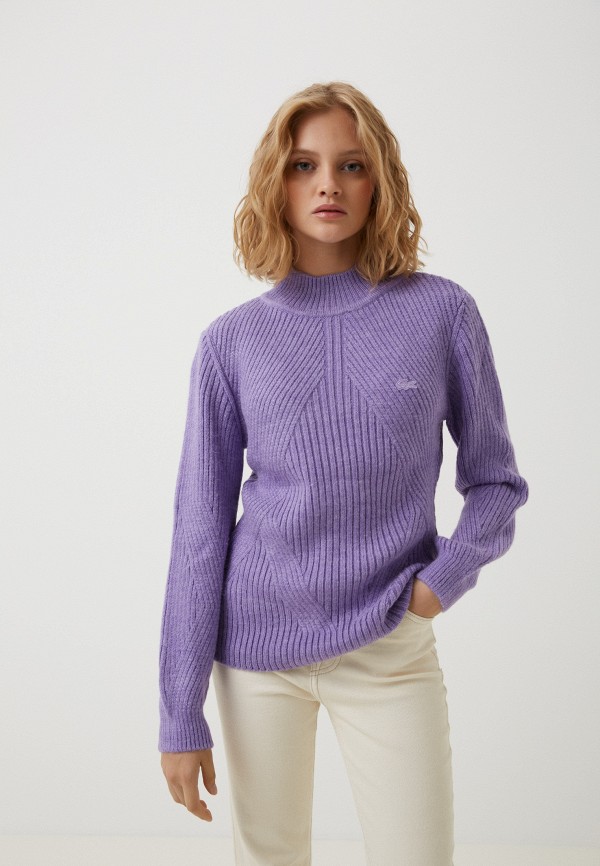 Свитер Lacoste, цвет: фиолетовый, MP002XW1CNRA — купить в интернет ...