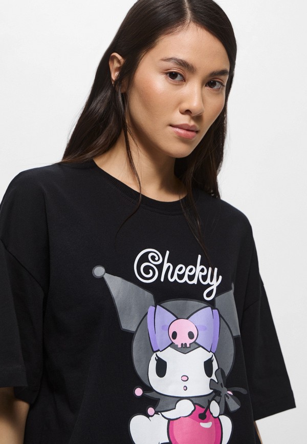 Футболка Befree Co-Create:Hello, Kitty, цвет: черный, MP002XW1FKV1 — купить в интернет-магазине ...