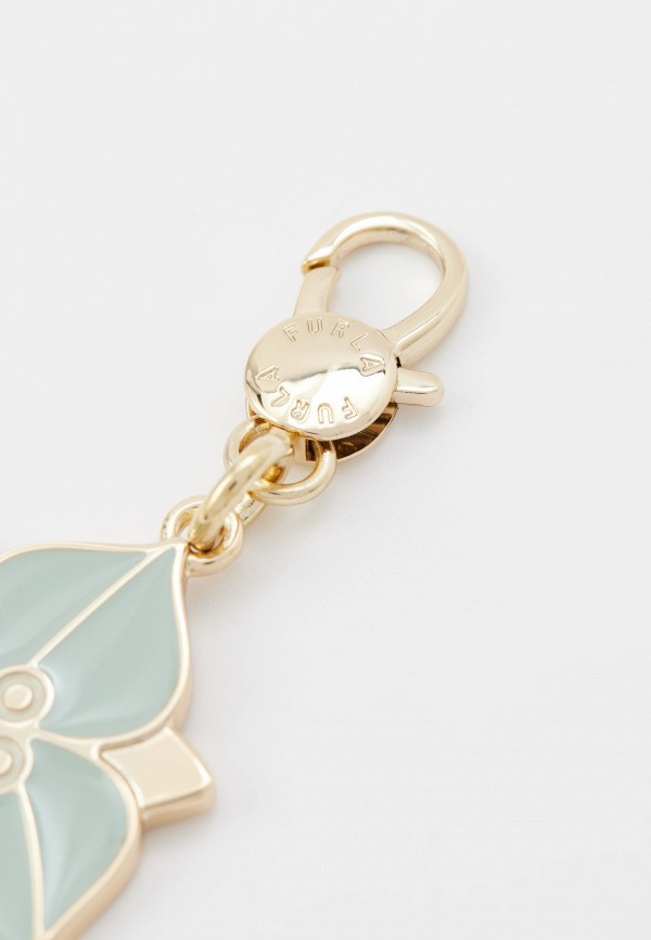 Брелок Furla FURLA HASHTAG BOUGANVILLE CHARM, цвет: бирюзовый ...