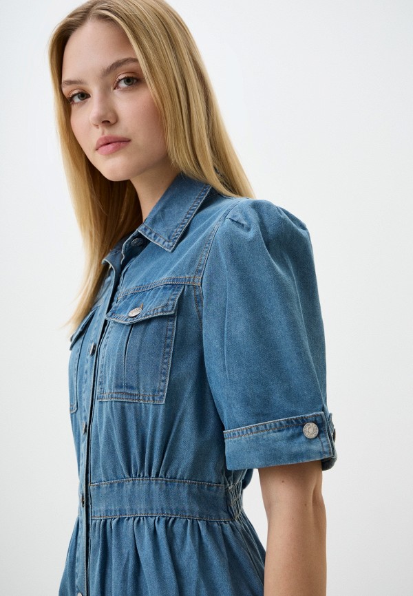 Платье джинсовое Valoris, цвет: голубой, MP002XW1FY8M — купить в ...