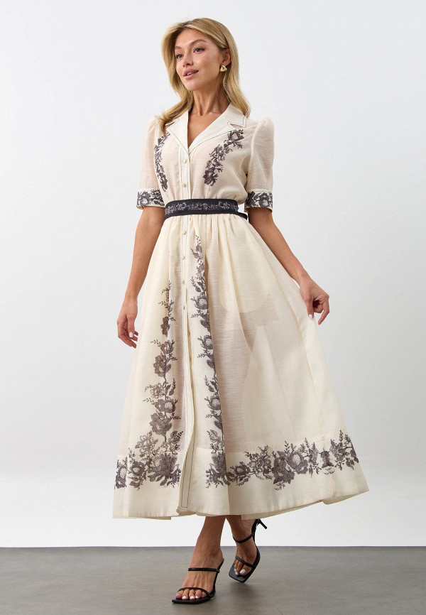 Платье Miss Chic, цвет: бежевый, MP002XW1JNNZ — купить в интернет ...