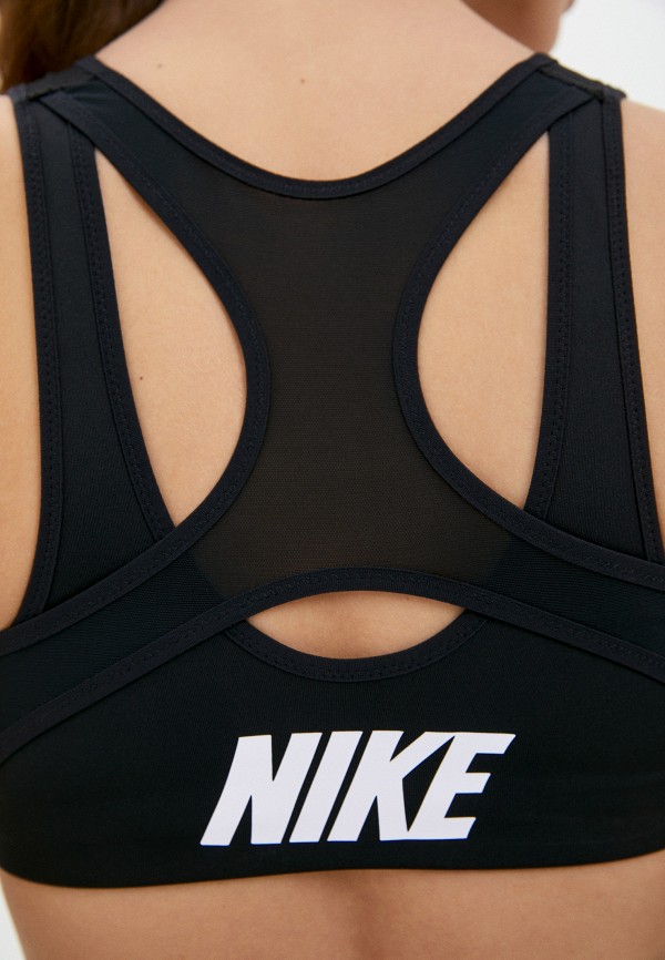 Топ спортивный Nike NIKE SHAPE ZIP BRA, цвет: черный, NI464EWLYWA3 ...