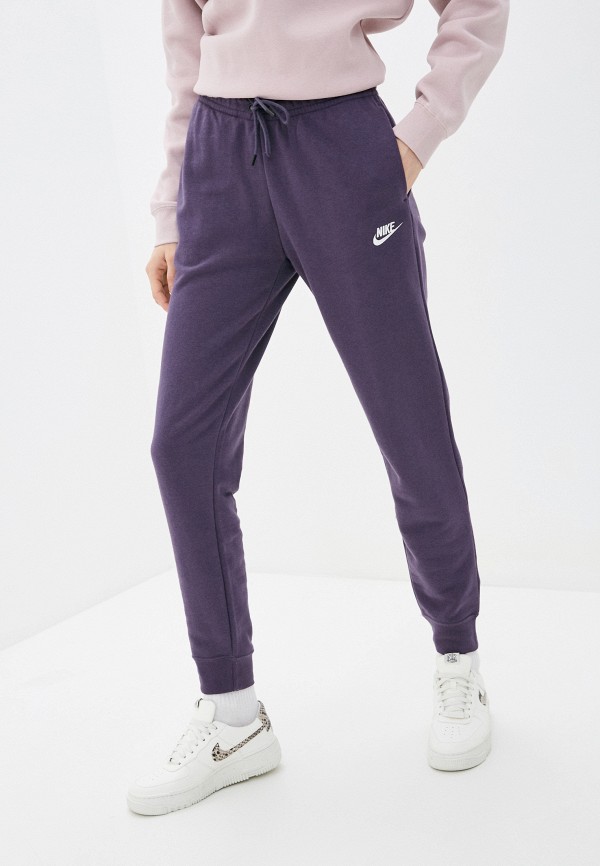 Брюки спортивные Nike W Nsw Essntl Pant Reg Flc Mr цвет фиолетовый