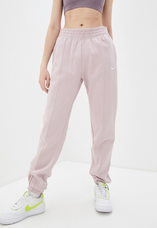Брюки спортивные Nike W Nsw Pant Flc Trend Hr цвет розовый