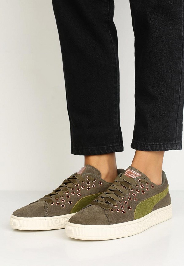 Кеды PUMA Suede XL Lace VR Wn s, цвет: хаки, PU053AWUTP81 — купить в ...