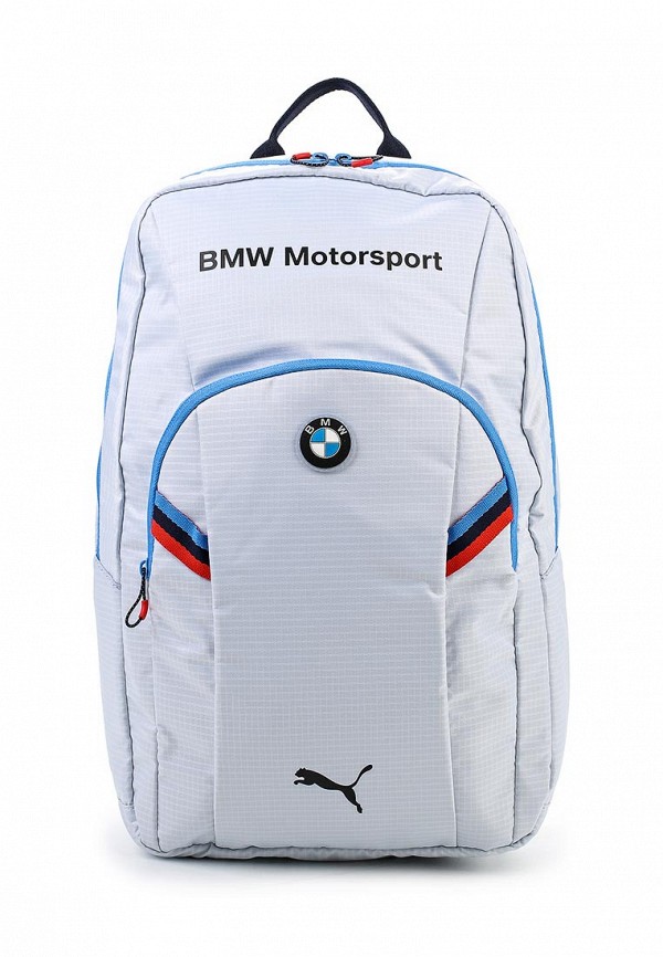 PUMA BMW Motorsport Backpack white BMW stripe PU053BUFVZ14 Lamoda