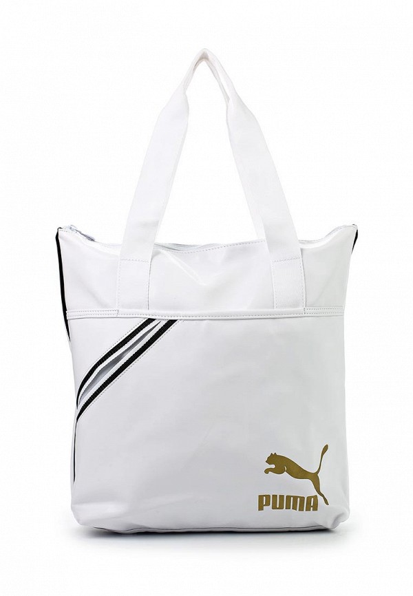 Сумка спортивная PUMA Archive Shopper P, цвет: белый, PU053BWJNG00 ...