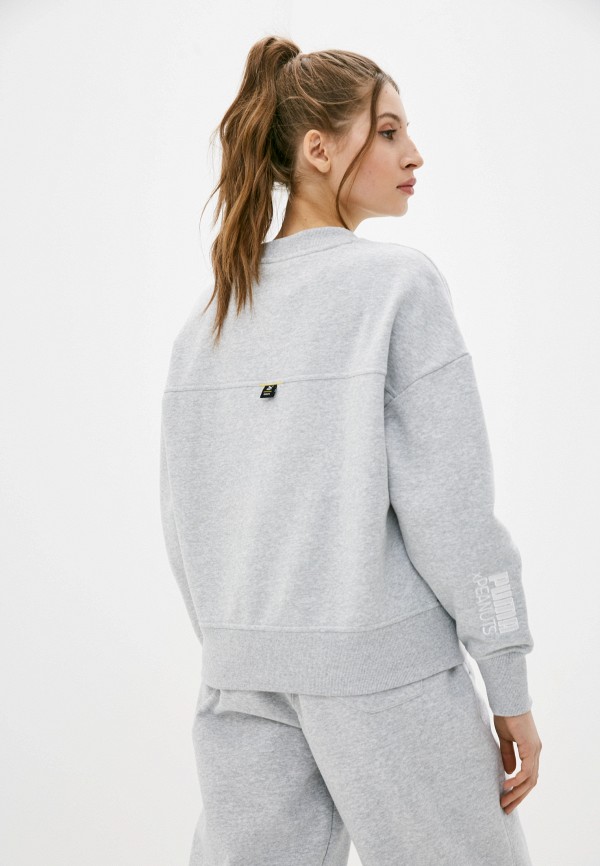 Свитшот PUMA PUMA x PEANUTS W Crew, цвет: серый, PU053EWMJMJ0 — купить ...