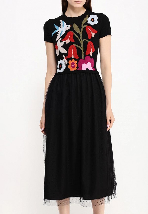 Платье Red Valentino, цвет: черный, RE025EWJCH42 — купить в интернет ...