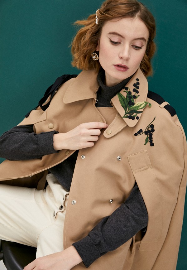 Кейп Red Valentino, цвет: бежевый, RE025EWLPZT2 — купить в интернет ...