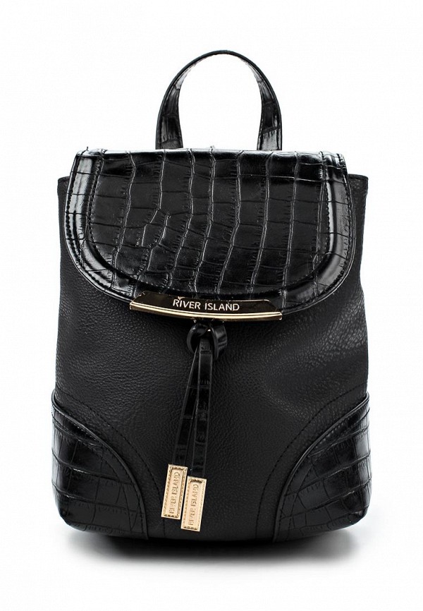 Рюкзак River Island, цвет: черный, RI004BWGPB79 — купить в интернет ...