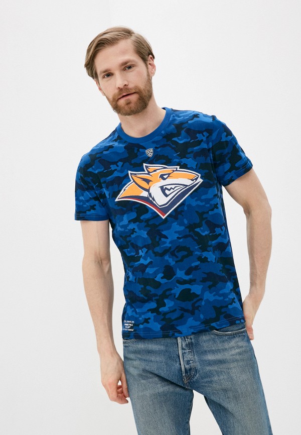 Футболка Atributika & Club™ ХК Металлург Магнитогорск, цвет: синий ...