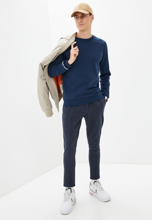 Свитшот Replay, цвет: синий, RTLAAB762201 — купить в интернет-магазине ...