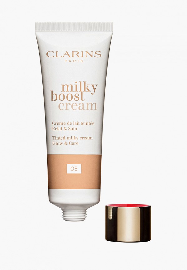 BB-Крем для лица Clarins MILKY BOOST CREAM, с эффектом сияния, тон 05 ...