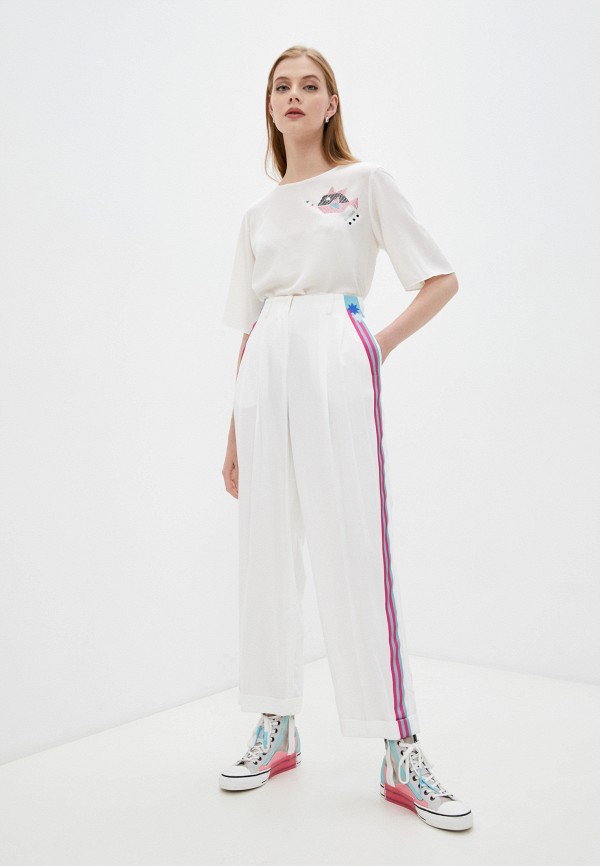 Брюки Emporio Armani, цвет: белый, RTLAAH770701 — купить в интернет ...