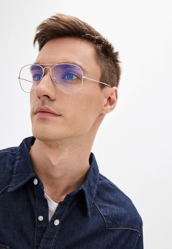 Очки солнцезащитные Ray-Ban® AVIATOR LARGE METAL RB3025 9223BL , цвет ...