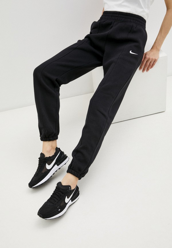 Брюки спортивные Nike W Nsw Pant Flc Trend на флисе цвет черный