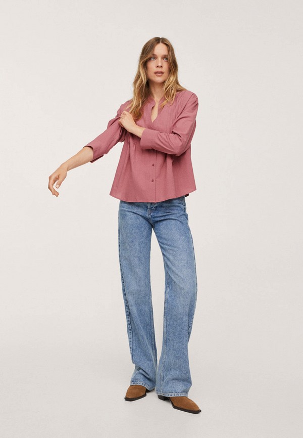 Блуза Mango DIANA, цвет: розовый, RTLAAN797201 — купить в интернет ...