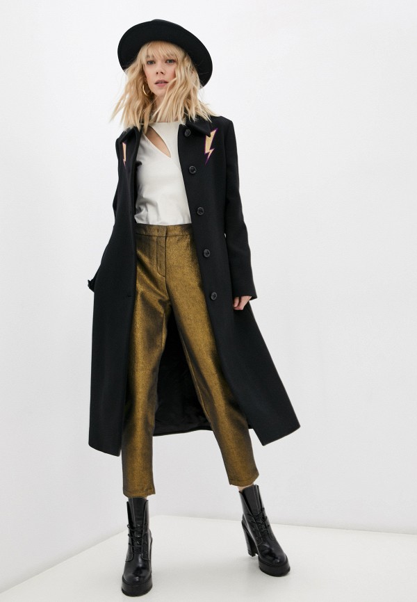 Пальто Love Moschino, цвет: черный, RTLAAO347101 — купить в интернет ...