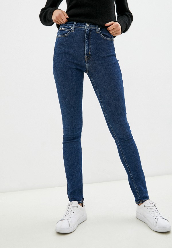 High rise skinny jeans calvin klein store