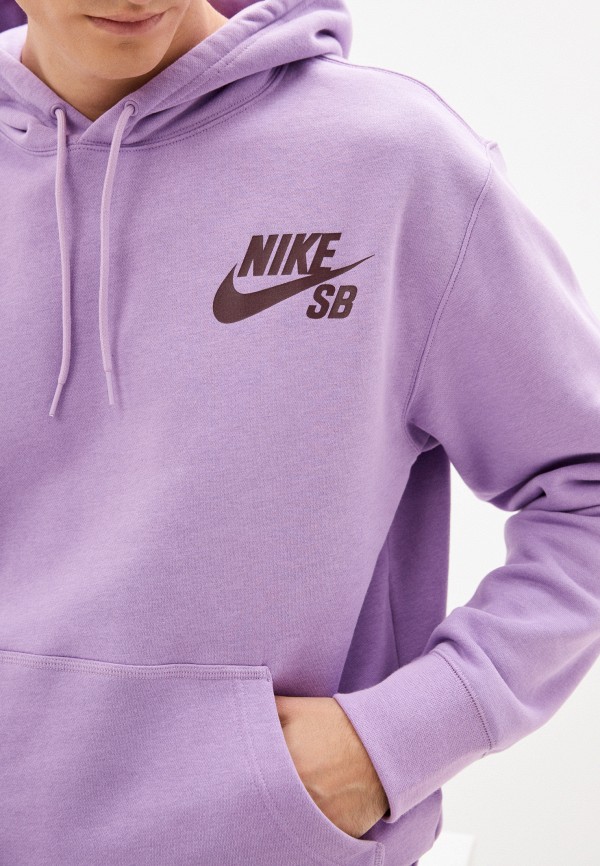 Худи Nike M Nk Sb Icon Hoodie Po Essnl цвет фиолетовый Rtlaar789601
