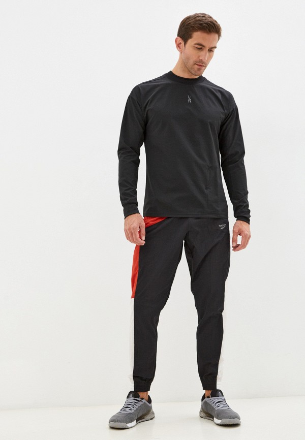 Лонгслив спортивный Reebok TS EDGEWORKS LS MIDLAYER, цвет: черный ...
