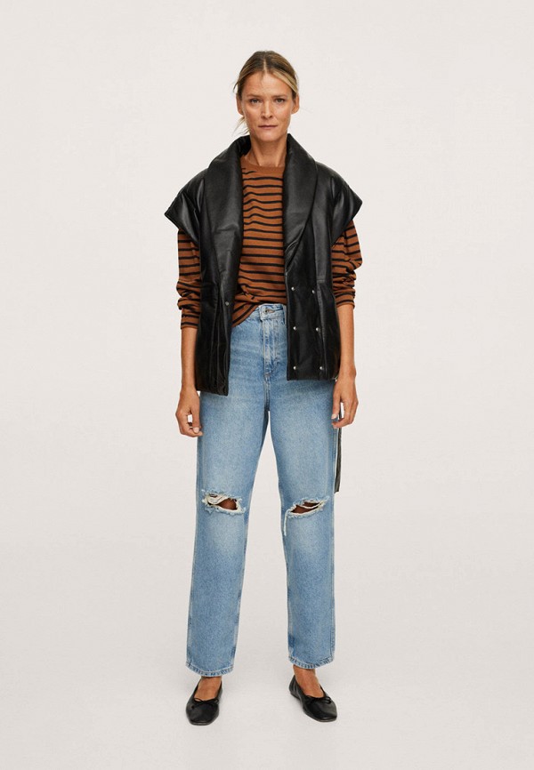 Лонгслив Mango LARIN, цвет: коричневый, RTLAAU713701 — купить в ...