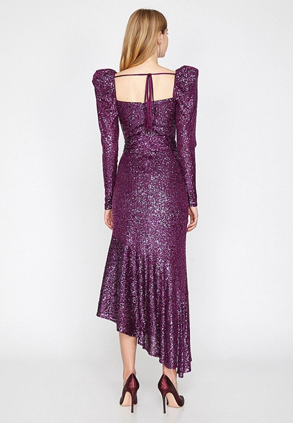 Платье Koton, цвет: фиолетовый, RTLAAV702001 — купить в интернет ...