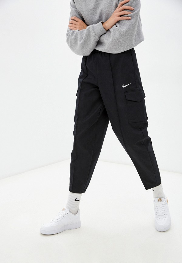 Брюки спортивные Nike W Nsw Essntl Wvn Hr Pnt Crv W цвет черный