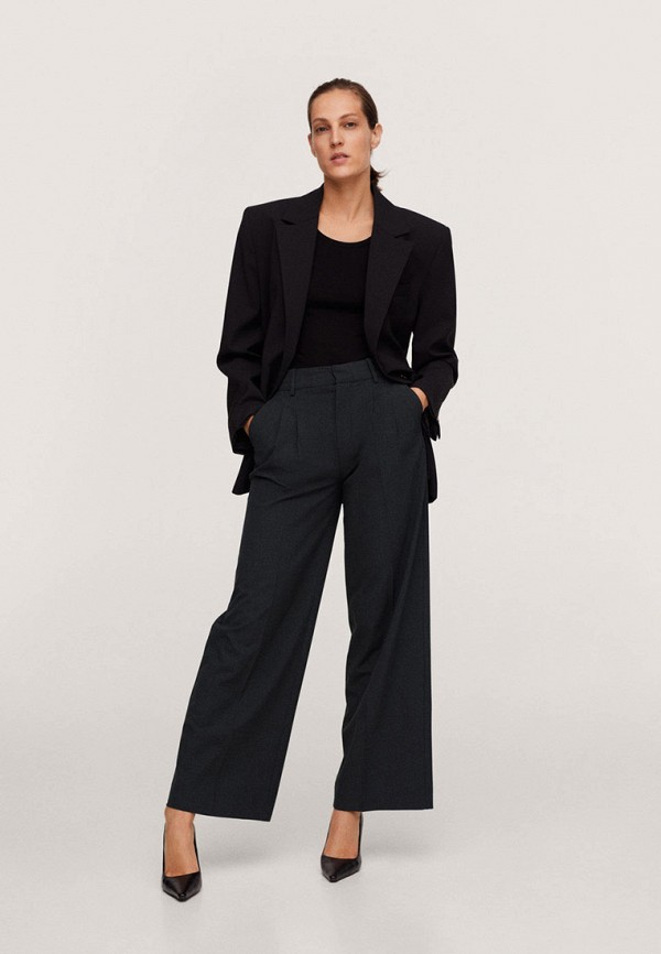Брюки Mango DANDY, цвет: черный, RTLAAX507701 — купить в интернет ...