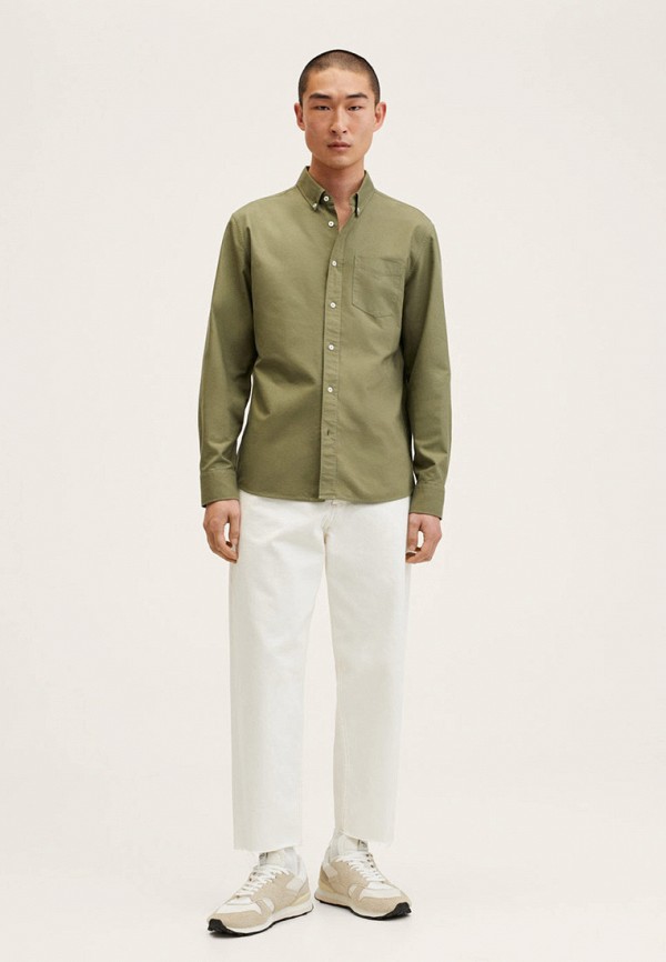 Рубашка Mango Man OXFORD, цвет: зеленый, RTLAAZ139901 — купить в ...