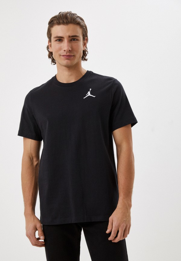Футболка Jordan M J JUMPMAN EMB SS CREW, цвет: черный, RTLAAZ470101 ...