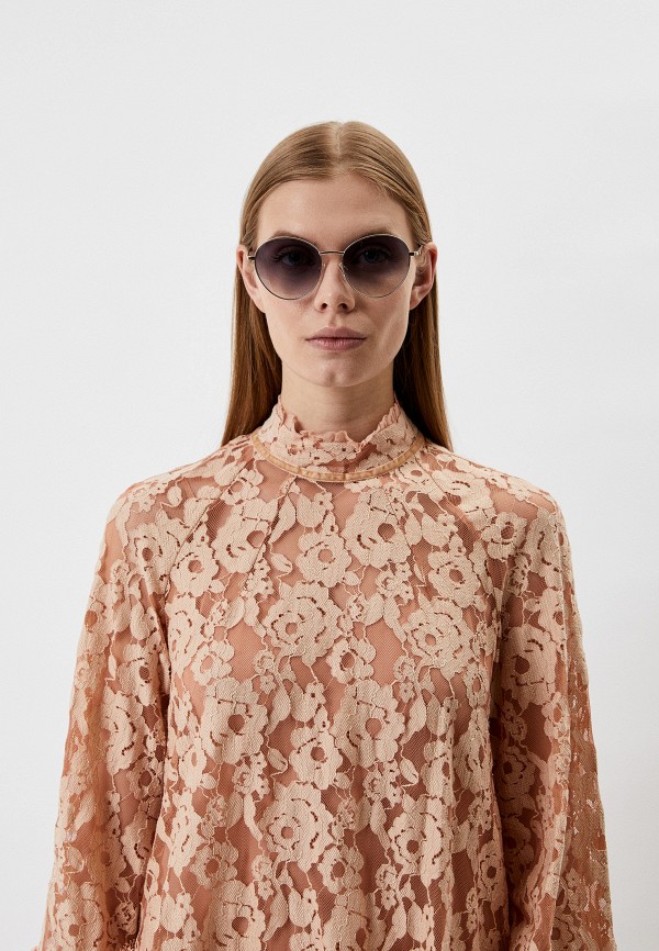 Очки солнцезащитные Love Moschino MOL038/S 000, цвет: золотой ...