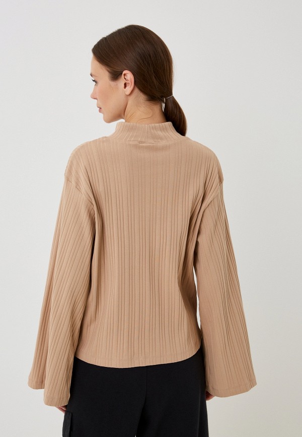 Водолазка Nike NSW Ribbed Jersey Long Sleeve Top, цвет: бежевый ...