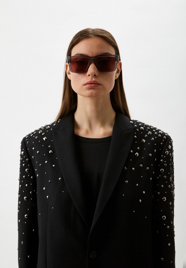 Очки солнцезащитные Prada PR 10YS 08U0A0 , цвет: серый, RTLABE044501 ...