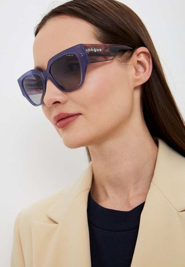 Очки солнцезащитные Vogue® Eyewear VO5409S 28824L , цвет: фиолетовый ...