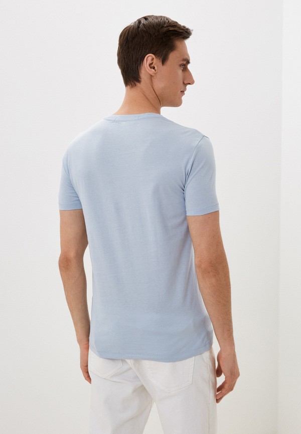 Футболка Calvin Klein Jeans, цвет: голубой, RTLABE271001 — купить в ...