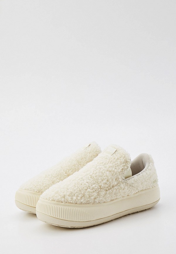 Слипоны PUMA Suede Mayu Slip-on Teddy Wns, цвет: бежевый, RTLABE297201 ...