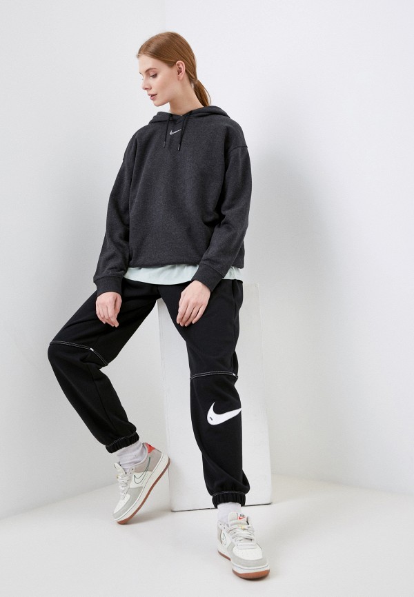 Брюки спортивные Nike W Nsw Swsh Flc Hr Jogger цвет черный