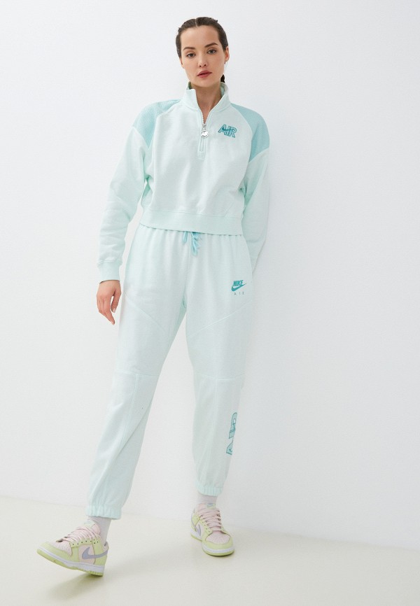 Брюки спортивные Nike W Nsw Air Flc Pant цвет бирюзовый Rtlabg167601