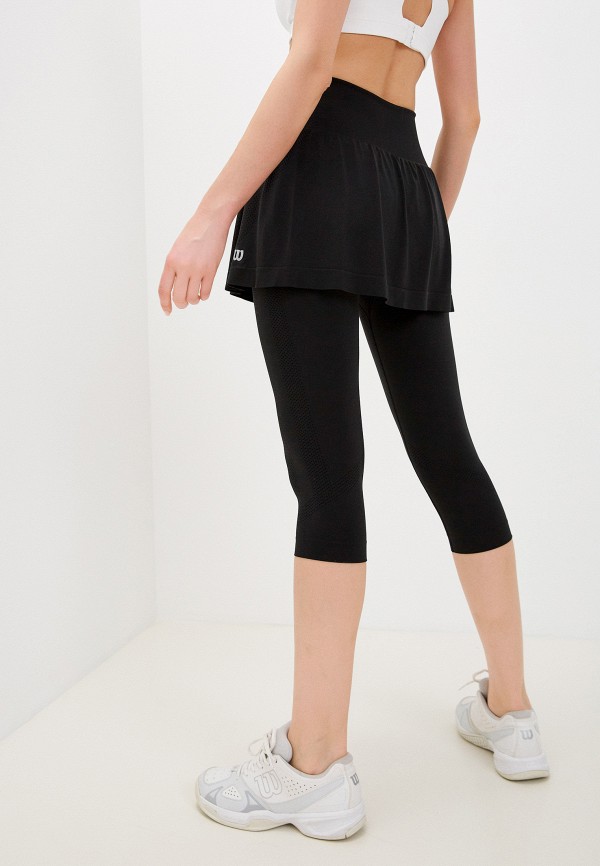 Юбка-шорты Wilson SMLS CAPRI SKORT W, цвет: черный, RTLABG227701 ...